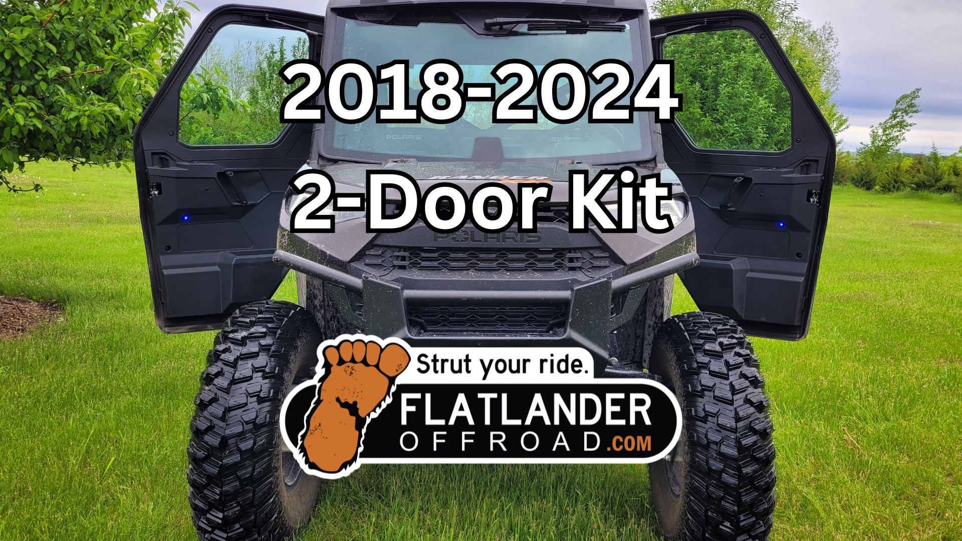 2-Door Strut Kit for 2018-2024 Polaris Ranger 1000, XP1000 and Kinetic ...