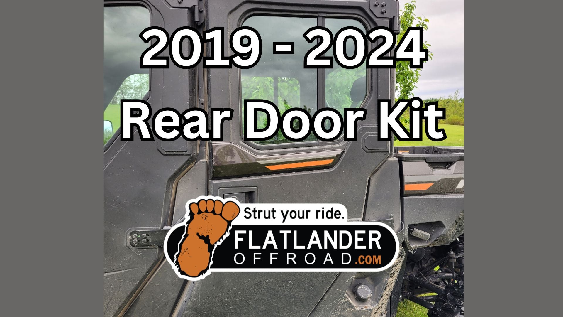 Rear Door Only Strut Kit for 2019-2024 Polaris Ranger 1000 and XP1000 ...