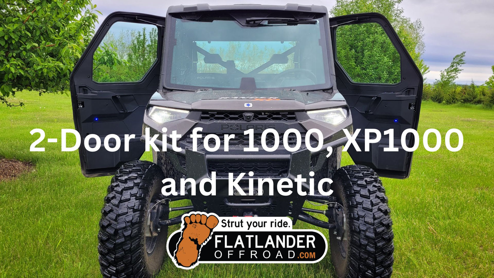 2-Door Strut Kit for Polaris Ranger 1000, XP1000 and Kinetic - 2018-20 – Flatlander Offroad