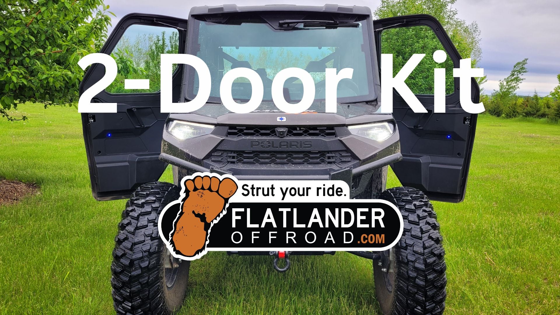 Front Door Strut Kit for Current Polaris Ranger 1000, XP1000 and Kinet ...