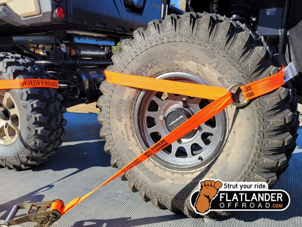 Lasso Tie Down Straps - 10' x 2" Ratchet with Chain and 5/16" Clevis G ...